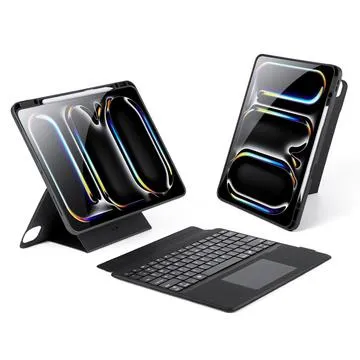 IPAD PRO 13 2024/2025 DUX DUCIS DK BLUETOOTH KEYBOARD CASE - BLACK