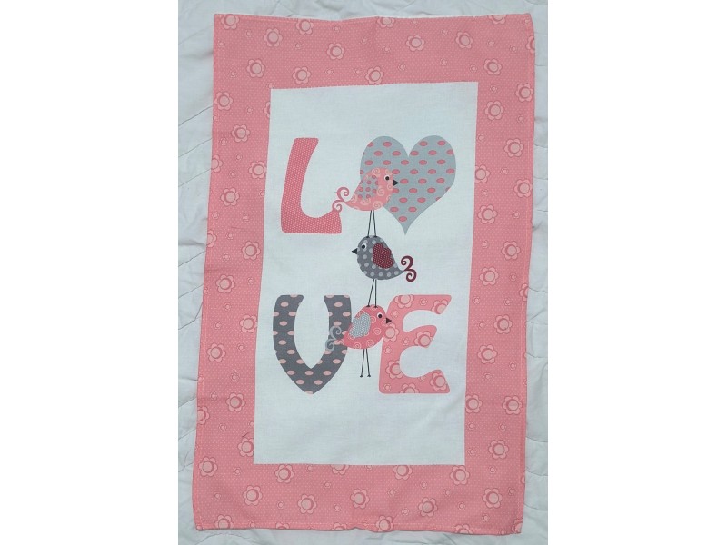 Lepa kuhinjska krpa Love