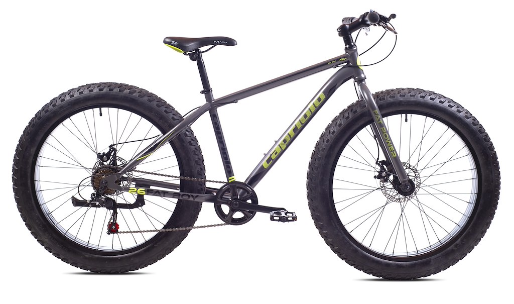 BICIKL CAPRIOLO FAT BOY 26"/7HT sivo-žuto 17"