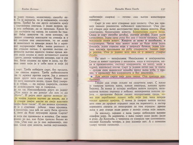 PROLJEĆA IVANA GALEBA / VLADAN DESNICA