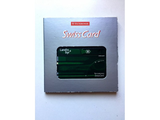 SWISS CARD multifunkcionalni alat VICTORINOX Tanslucent