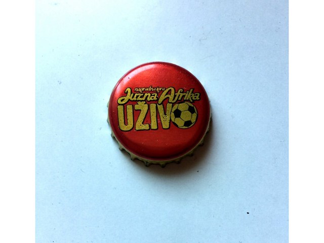 PIVSKI ČEP - JELEN PIVO - JUŽNA AFRIKA UŽIVO - 2010.