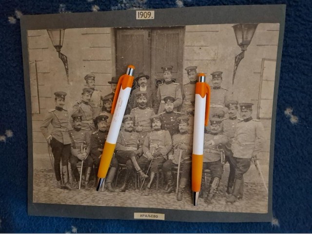 Srpski oficiri, Kraljevo, 1909.