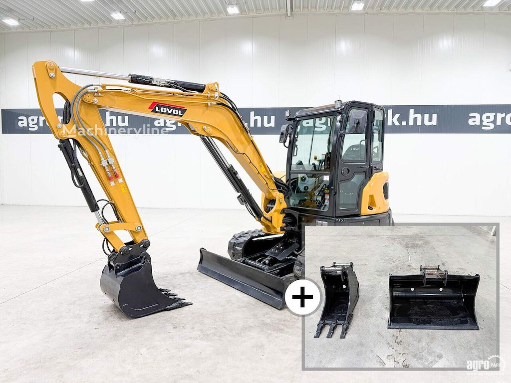 Novi Lovol FR55F-u UNUSED 5,800 kg rubber-tracked mini excavator, air condi mini bager