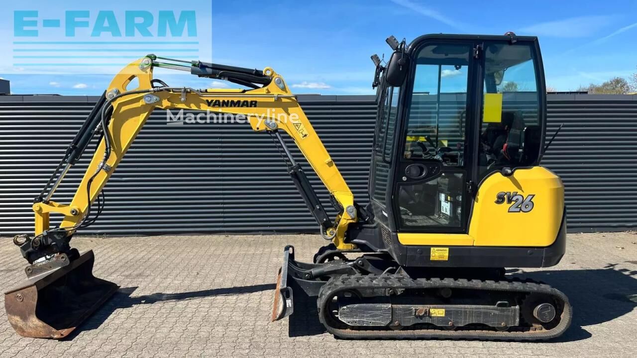 Yanmar sv 26 mini bager