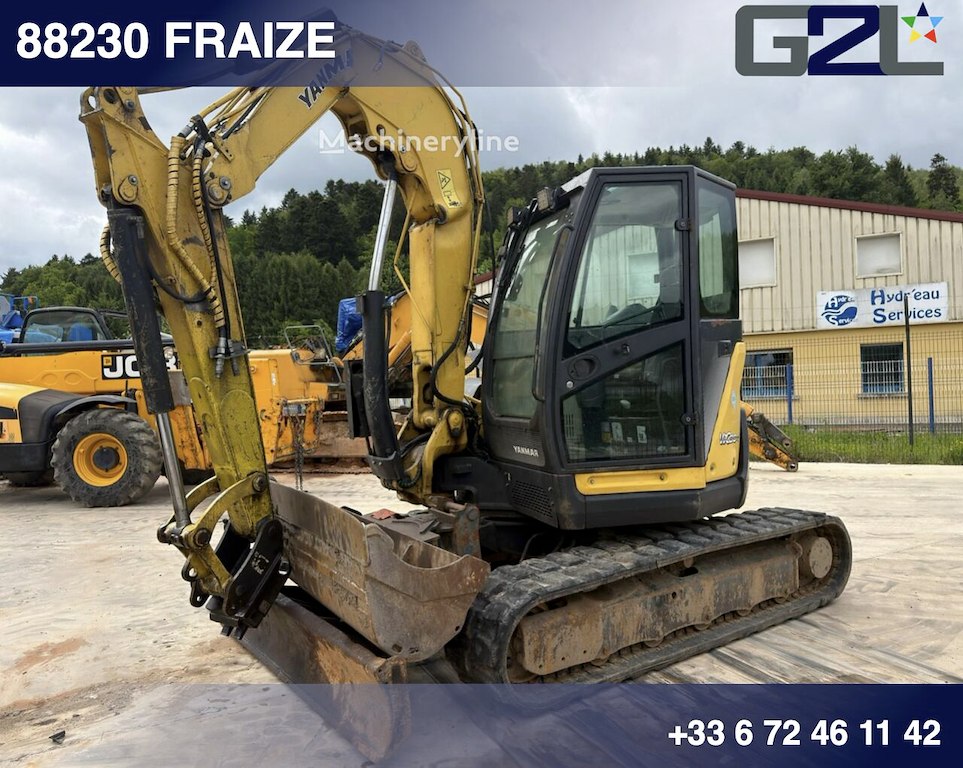 Yanmar VIO 80-1 bager guseničar nakon udesa