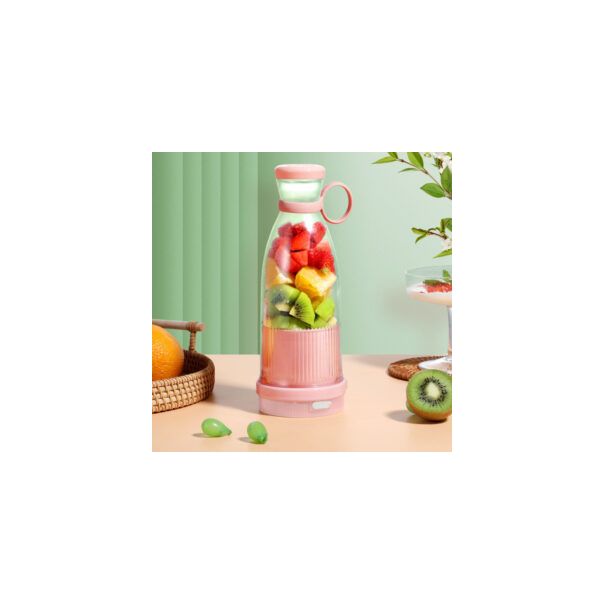 Homemates Prenosivi blender na bateriju roze boje 380ml