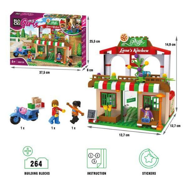 BLOCKI Kocke Picerija 264 dela