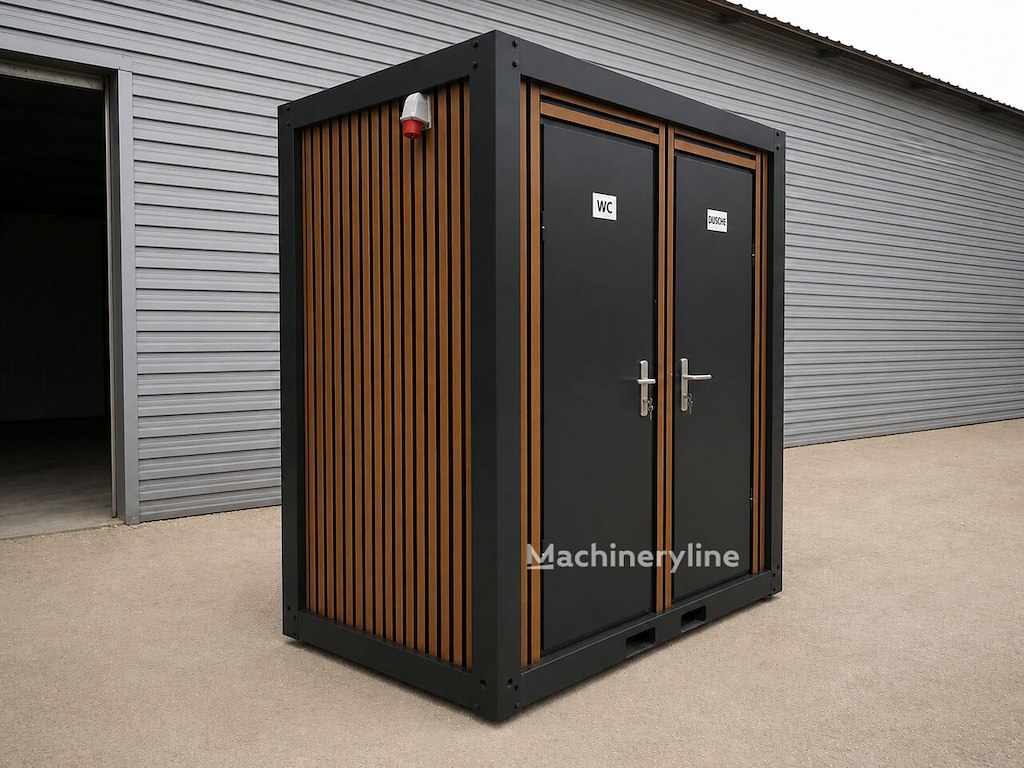 Novi Prefekta Prefekta – Modell Wood WC Dusche Container | Sanitärcontainer| stambeno-poslovni kontejner