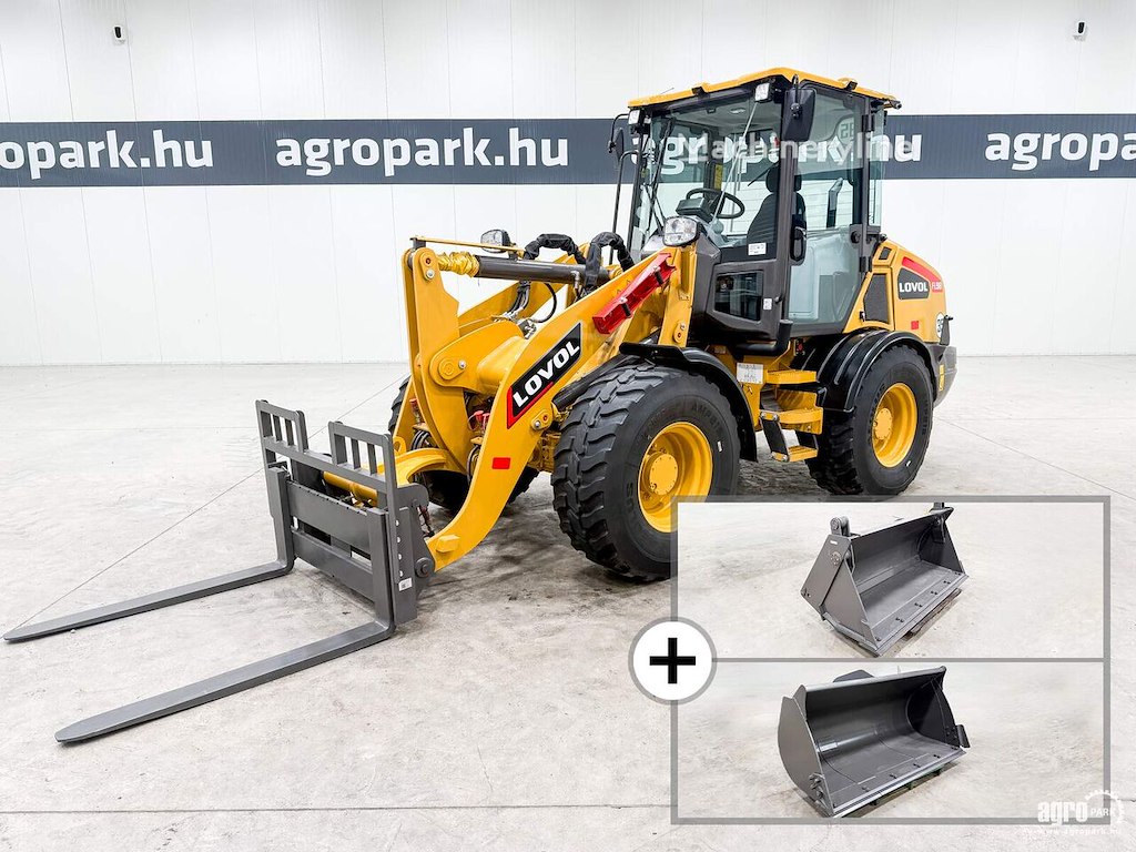 Novi Lovol FL918 UNUSED compact wheel loader, joystick, air conditioning, 2 prednji utovarivač
