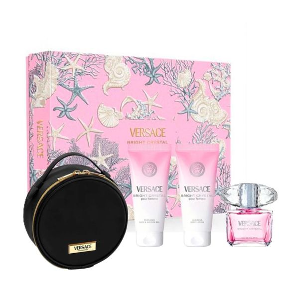 Versace Bright Crystal set EDT 90 ml + SG 100 ml + BL 100 ml + Torba
