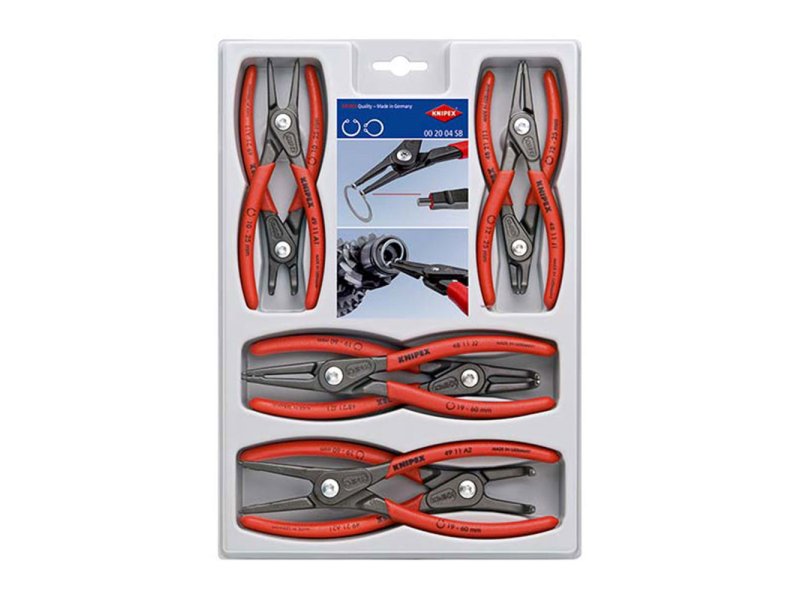 KNIPEX SET PRECIZNIH KLEŠTA ZA SEGER OSIGURAČE 8/1 – 00 20 04 SB