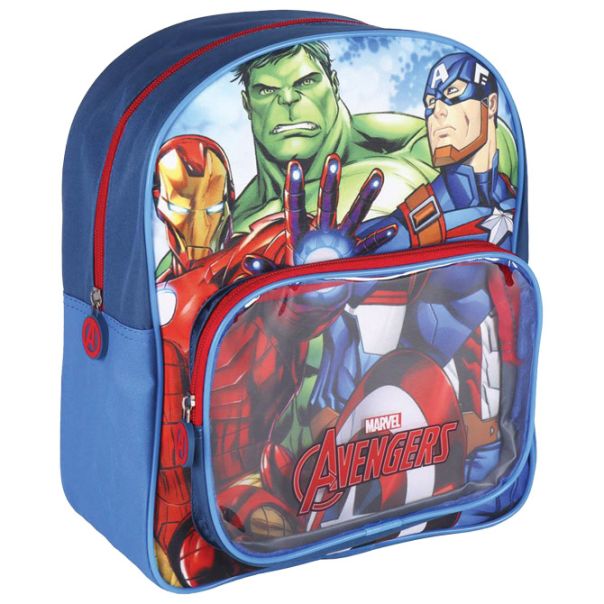 CERDA Ranac predškolski sa džepom Avengers 2100004029 plavo-crveni