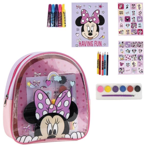 CERDA Ranac dečji sa setom za bojenje pk5 Minnie 2700001592 roze
