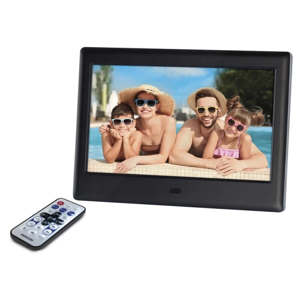 Digitalni Foto ram za slike SENCOR SDF 782 BK crna