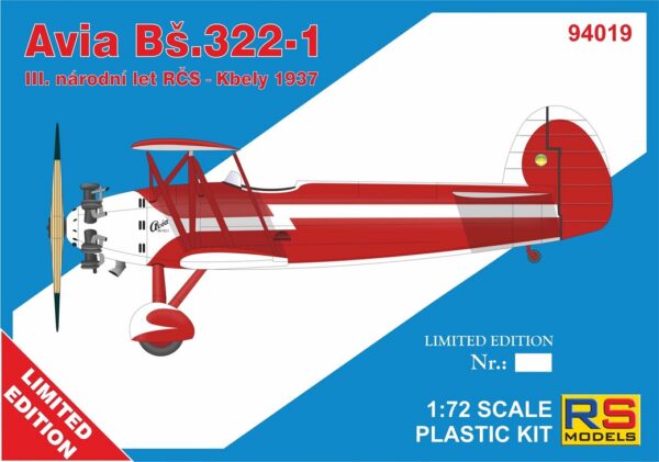 RS MODEL 1/72 Avia Bš.322-1 Limited Edition