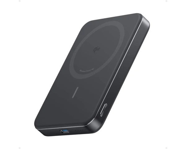 ANKER MagGo 10000mAh, 15W, magnetno bežični power bank, crni