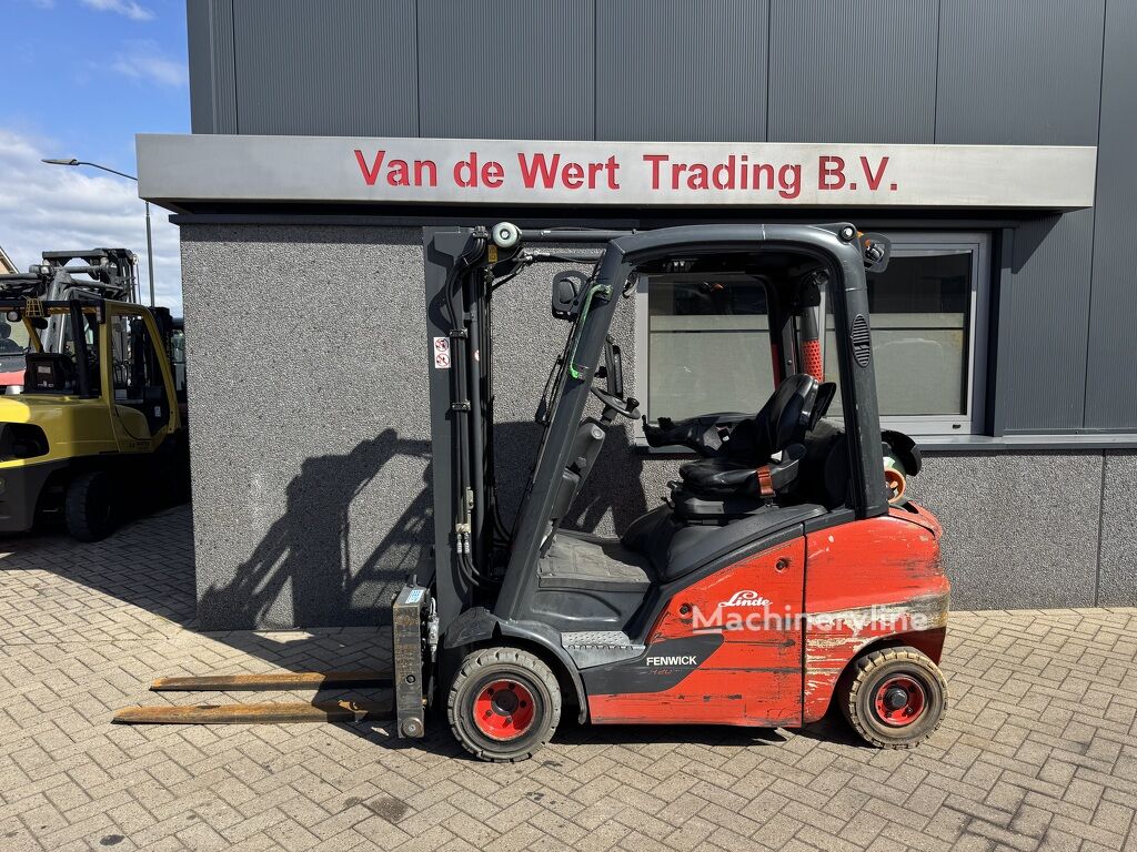 Linde H20T-01 Triplo 460 Freelift / Sideshift / Vorkversteller LPG 201 viljuškar na gas