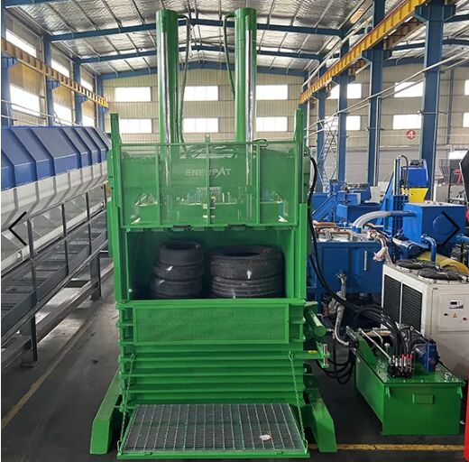 Nova Enerpat VB-TY1500 tire baler mašina za reciklažu guma