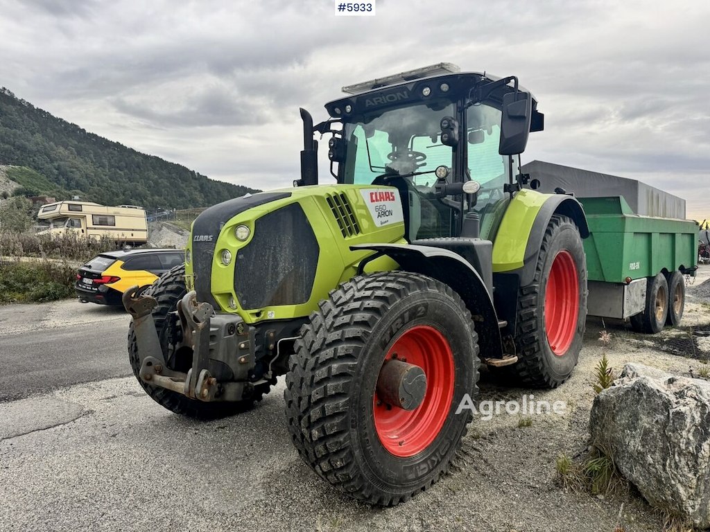 Claas Arion 660 traktor točkaš