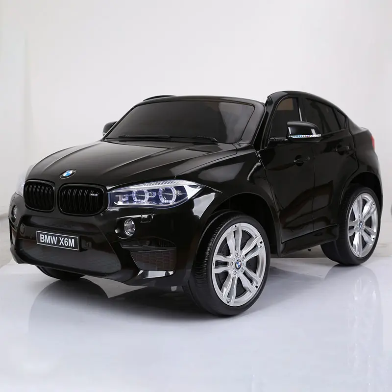 Eurobajk Automobil na akumulator za decu BMW X6 M, Dvosed, Crni