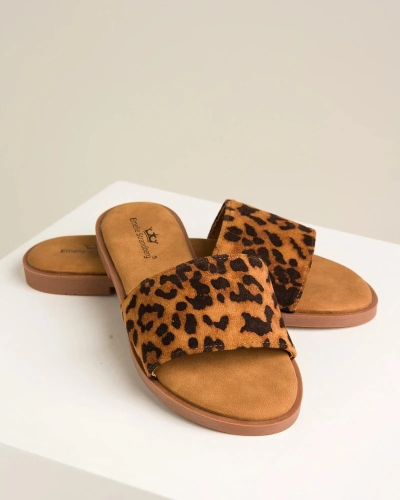 Ravne ženske papuče PA59 leopard
