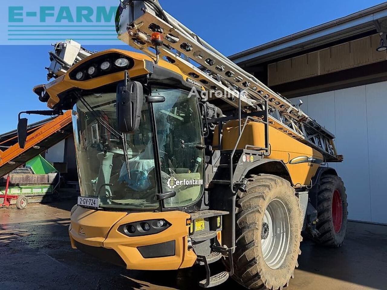 Challenger rogator 645d vučena prskalica