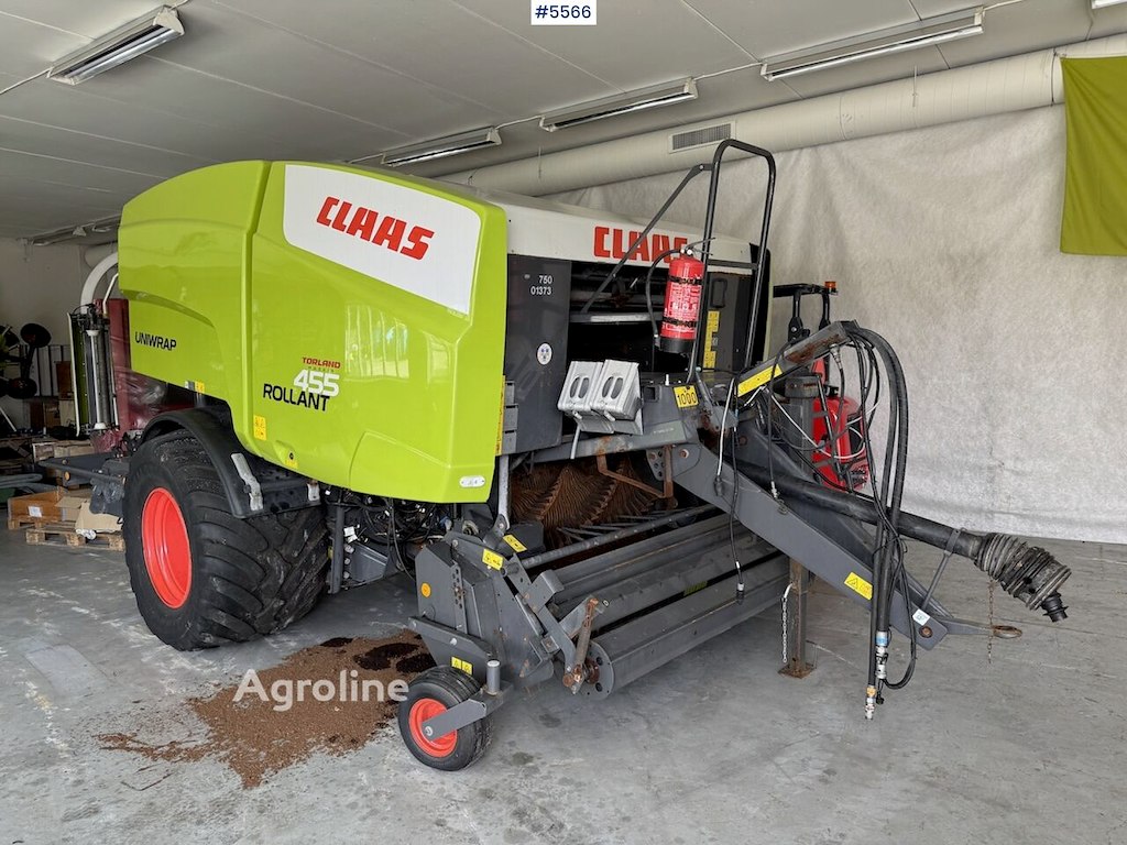 Claas Rollant 455 Uniwrap balirka za četvrtaste bale