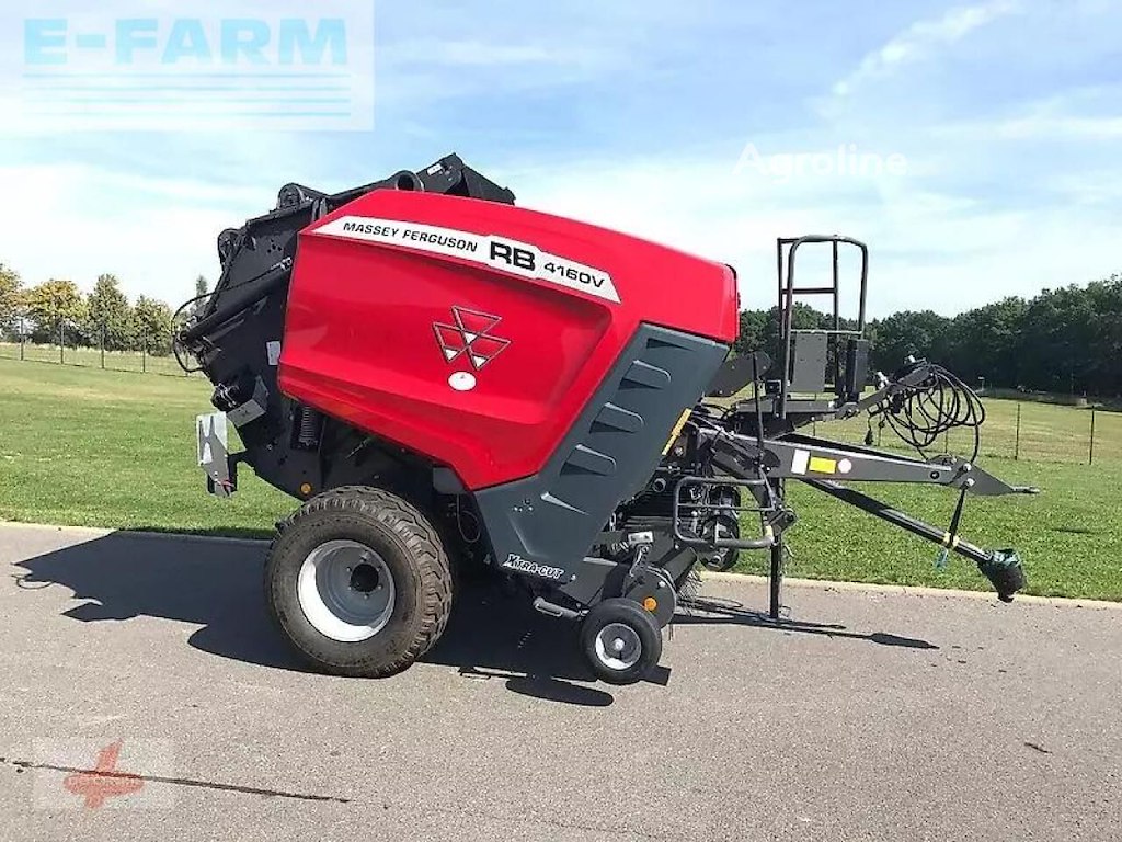 Massey Ferguson mf 4160 v xtra / lely balirka za četvrtaste bale