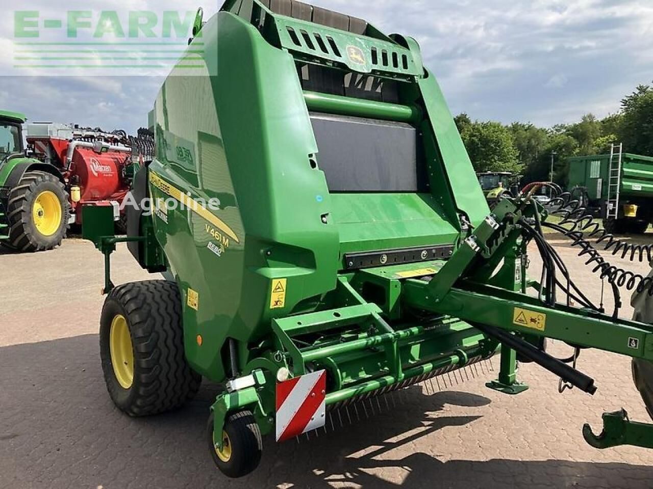 John Deere v461m - paket für rundballenpr balirka za četvrtaste bale
