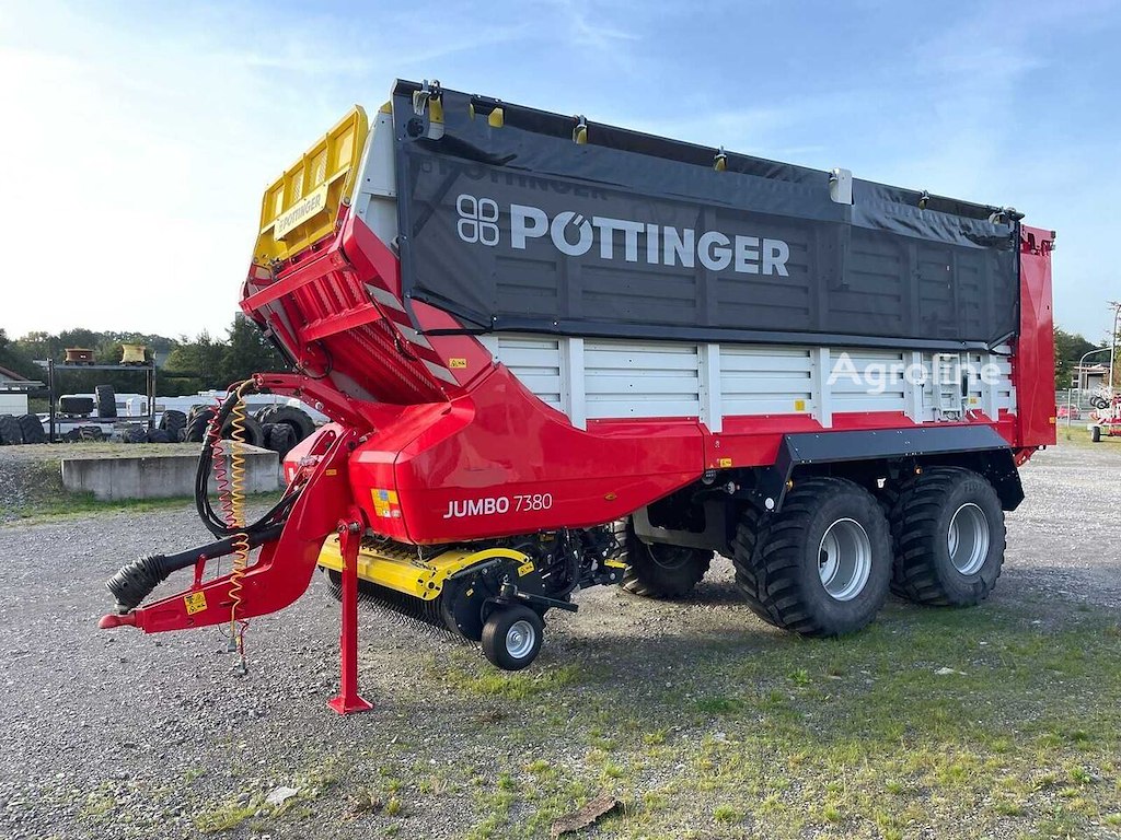 Prodaje se Pöttinger Jumbo 7380 samoutovarnu prikolicu na aukciji