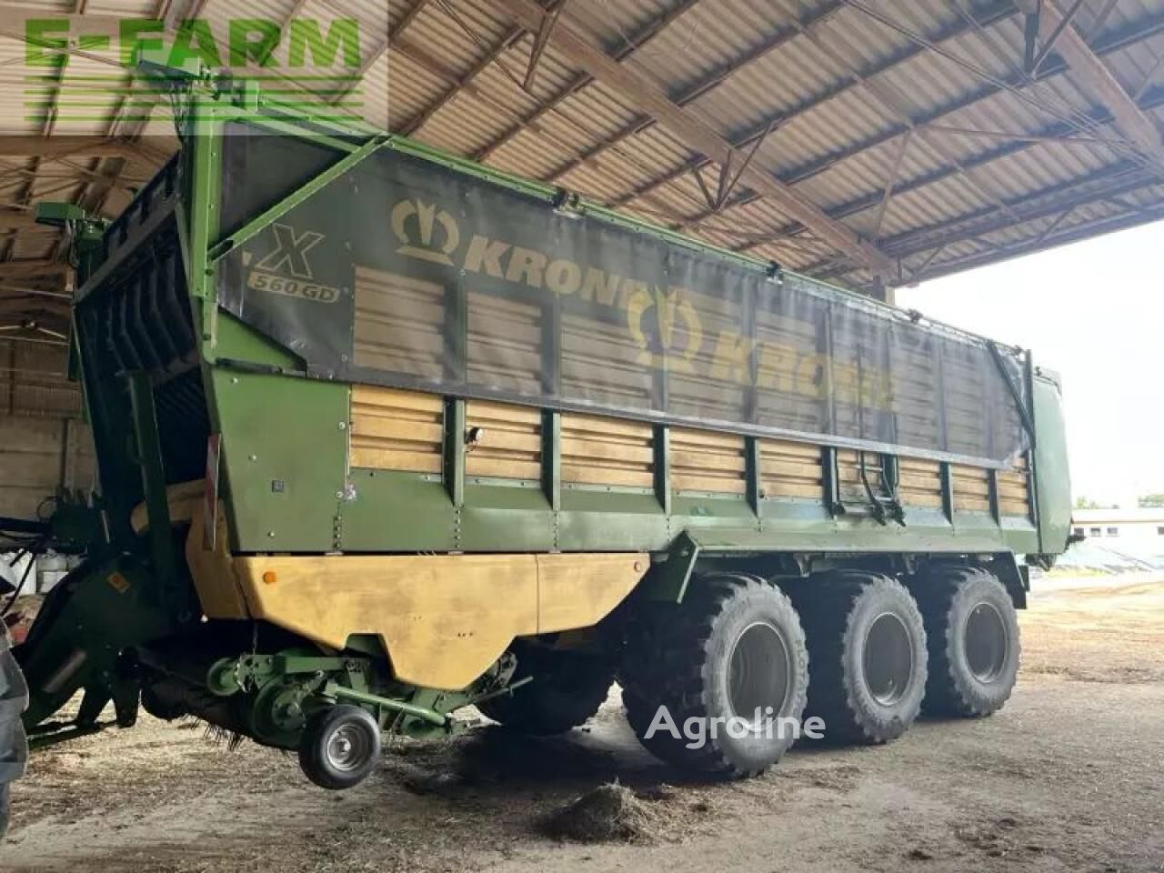 Krone zx 560 gd samoutovarna prikolica
