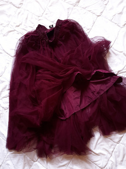 CHOKLATE PARIS bogata tulle suknja-Original
