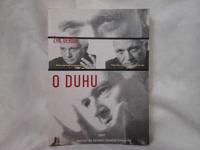 O duhu Žak Derida ima podvlačnih rečenica