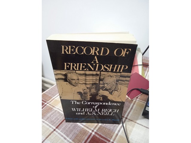 Record of a friendship-The Correspondence of W Reich