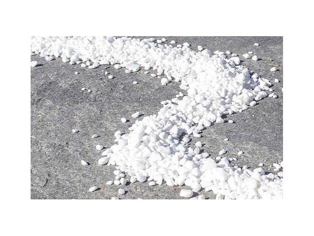 Dekorativni kamen 3-6cm Tasos Beli oblutak 25kg