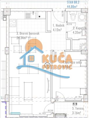 Novogradnja, direktna prodaja, Dubočica, 80m2