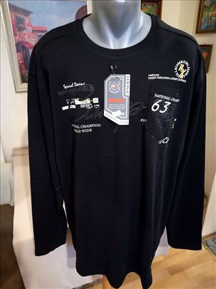 Odlican muški pamucni duks Redway Crni 4XL