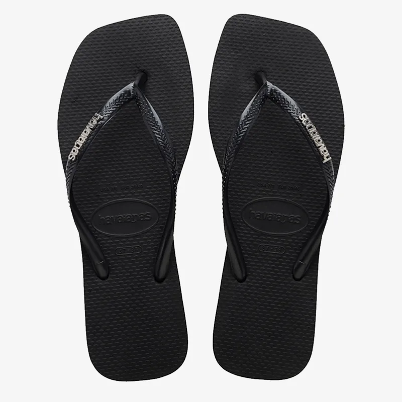 HAVAIANAS SLIM SQUARE LOGO METALLIC