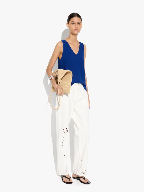 PLAIN KNIT TOP