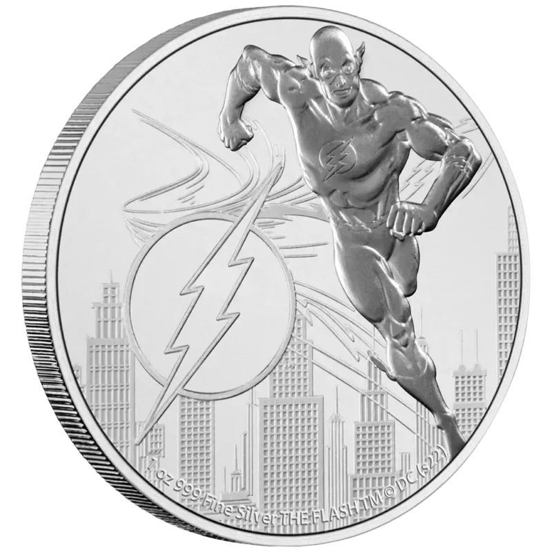 Srebrni novčić The Flash 1 oz – DC Comics Bullion