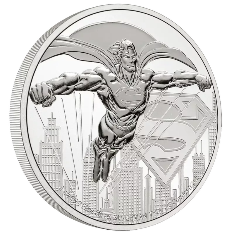 Srebrni novčić Superman 1 oz – DC Comics Bullion