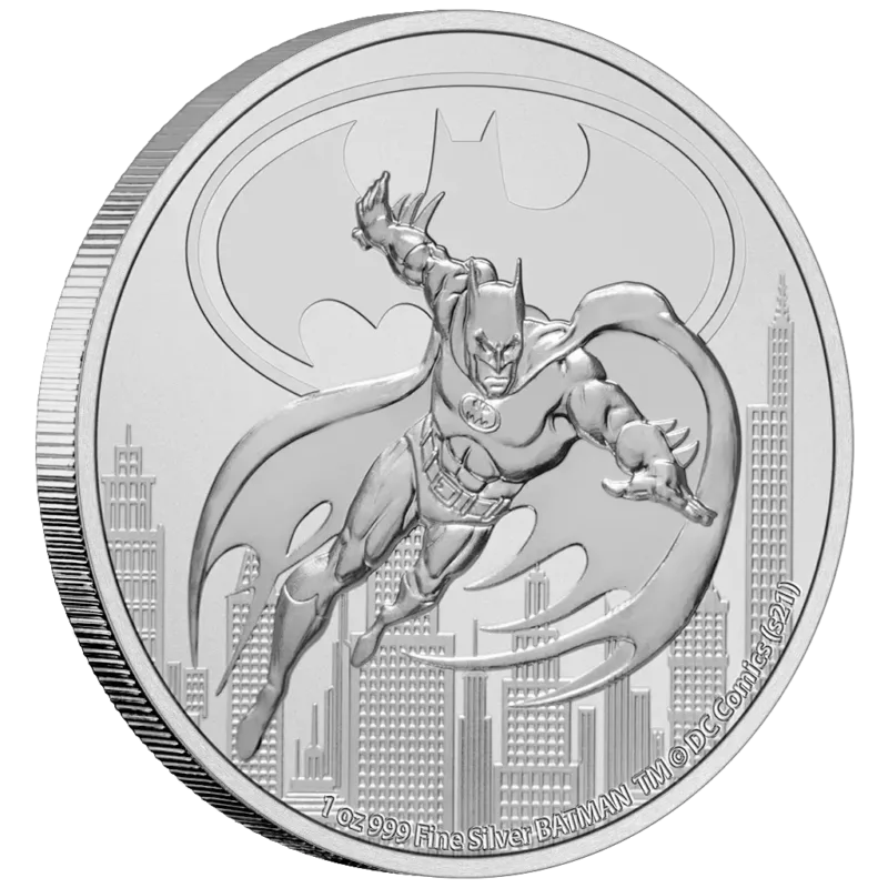 Srebrni novčić Batman 1 oz – DC Comics Bullion