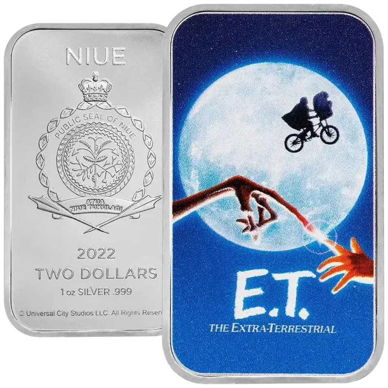 Srebrni novčić E.T. 1 oz – 40. godišnjica filma
