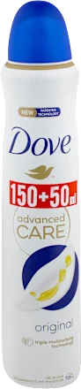 Dove
advanced CARE original antiperspirant dezodorans u spreju, 200 ml