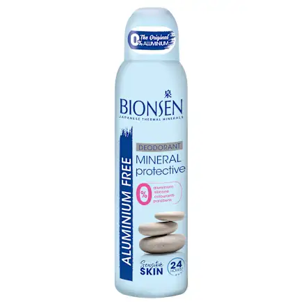Bionsen
Dezodorans u spreju, MINERAL PROTECTIVE, 150 ml