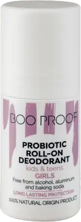 BOO PROOF
Probiotik roll-on dezodorans za devojčice, 50 ml