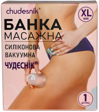 chudesnik
Silikonska vakum čaša za telo, 1 kom