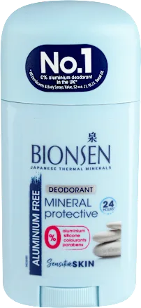 Bionsen
MINERAL protective deo stik, bez aluminijuma, 40 ml