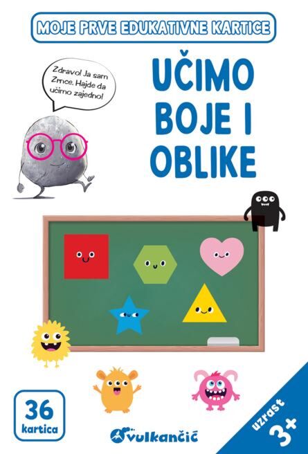 VULKAN KNJIGA ZRNCE KARTICE – UČIMO BOJE I OBLIKE – LATINICA